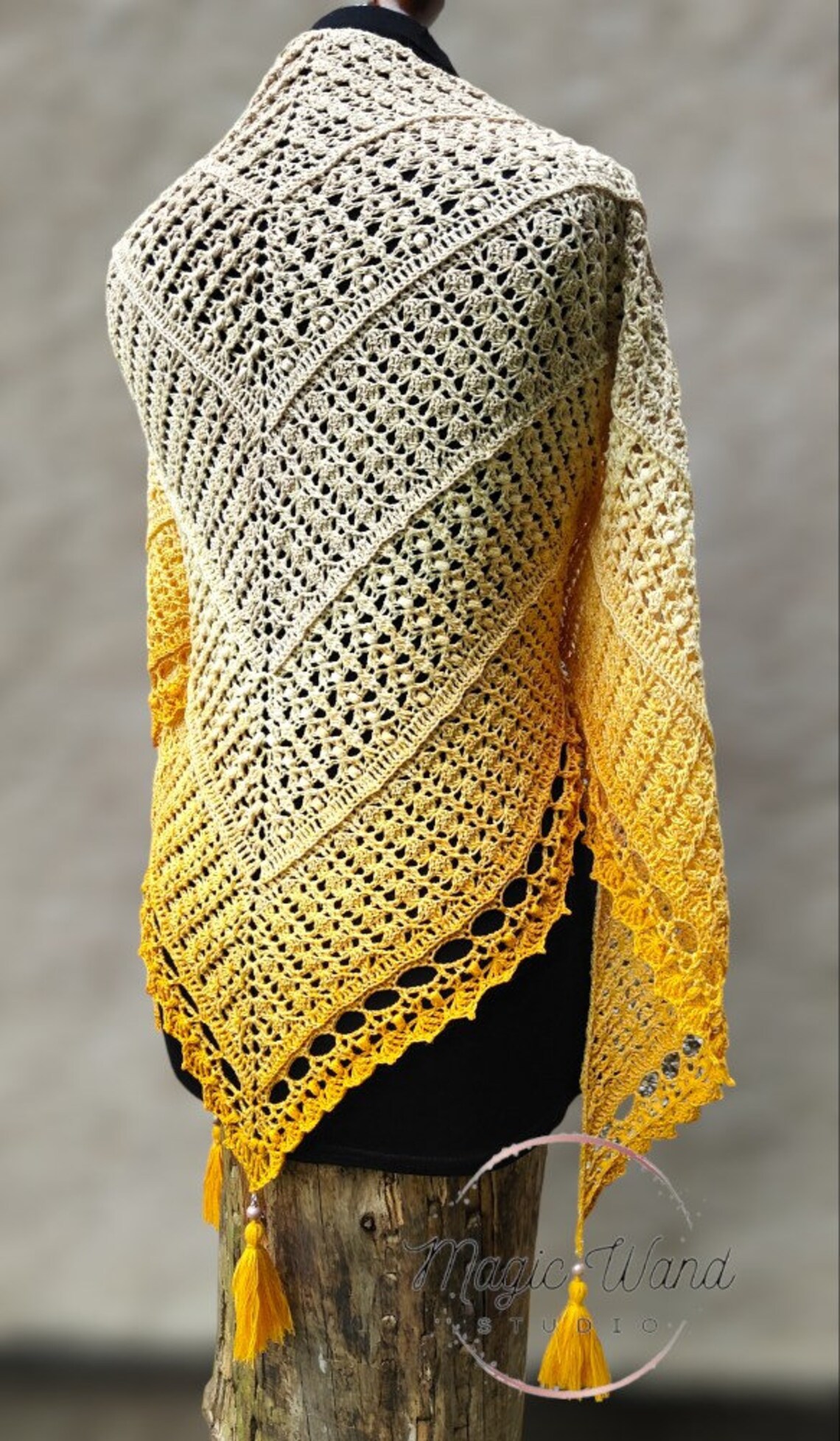 Sunny Cuddly Crochet Shawl Handcrafted Warmth for Every Season - Etsy