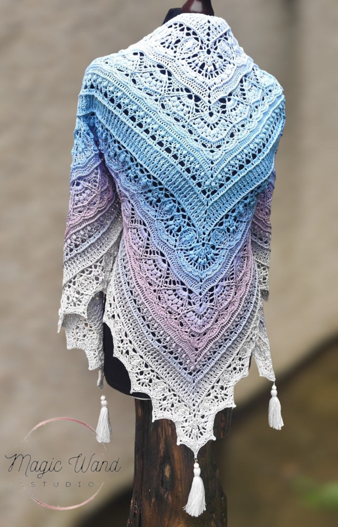 Alaska Handmade Crochet Shawl Handcrafted Elegance Inspired by Nature ...