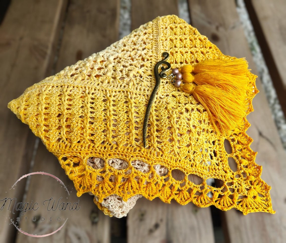 Sunny Cuddly Crochet Shawl Handcrafted Warmth for Every Season - Etsy