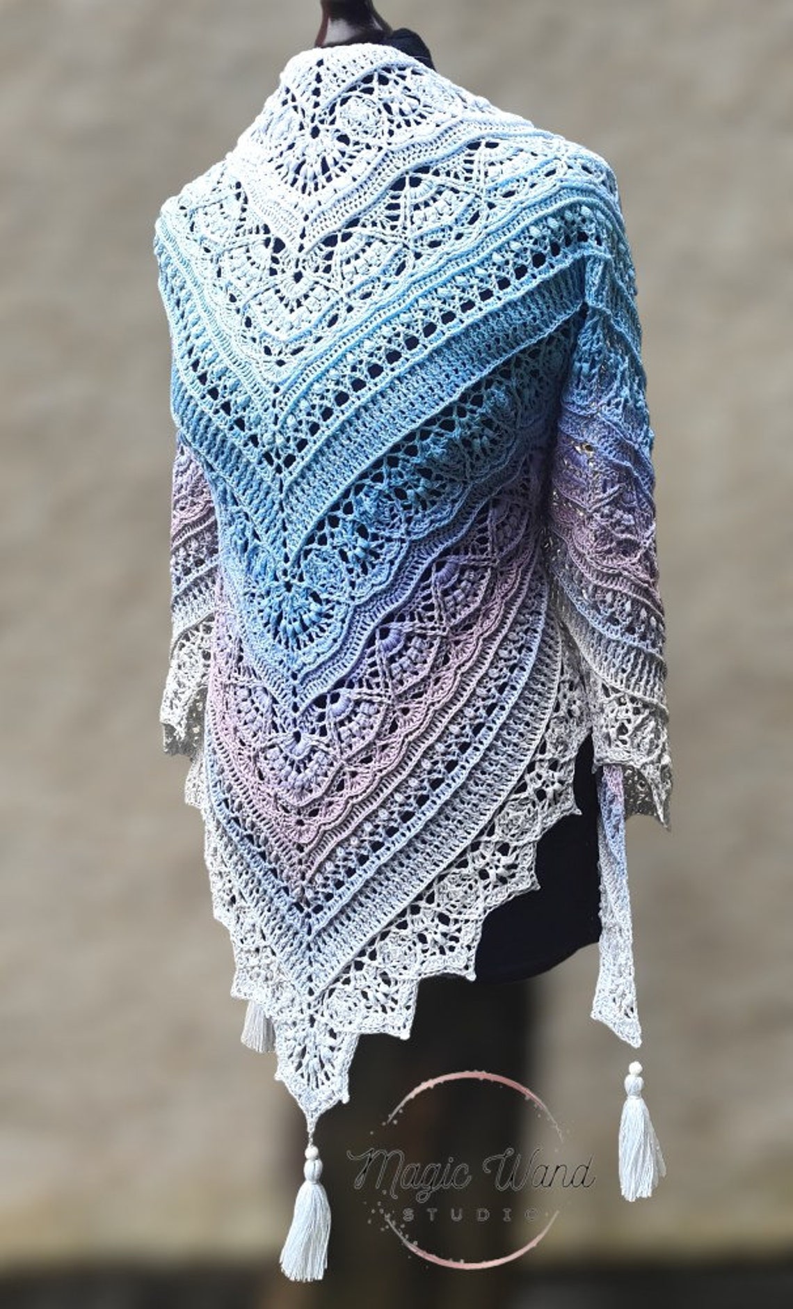 Alaska Handmade Crochet Shawl Handcrafted Elegance Inspired by Nature ...