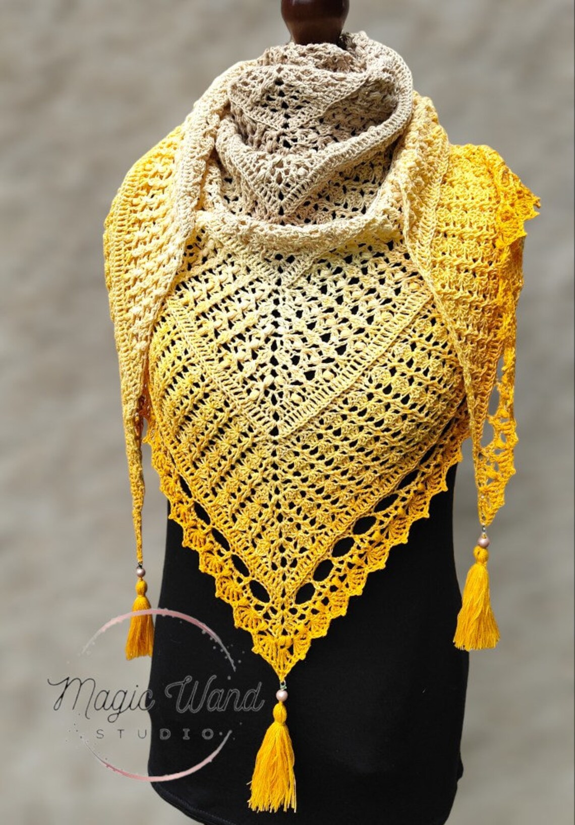 Sunny Cuddly Crochet Shawl Handcrafted Warmth for Every Season - Etsy