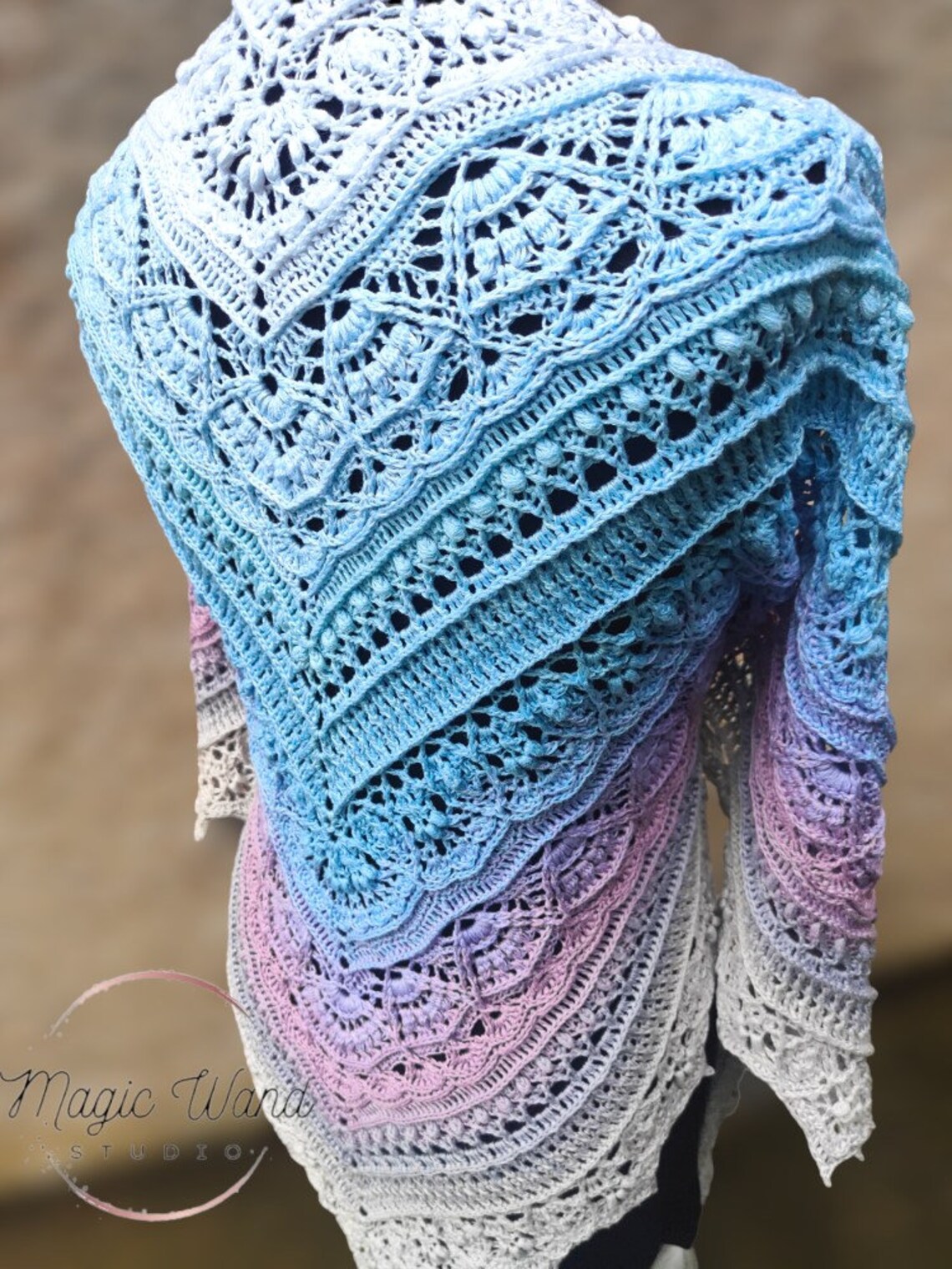 Alaska Handmade Crochet Shawl Handcrafted Elegance Inspired by Nature ...