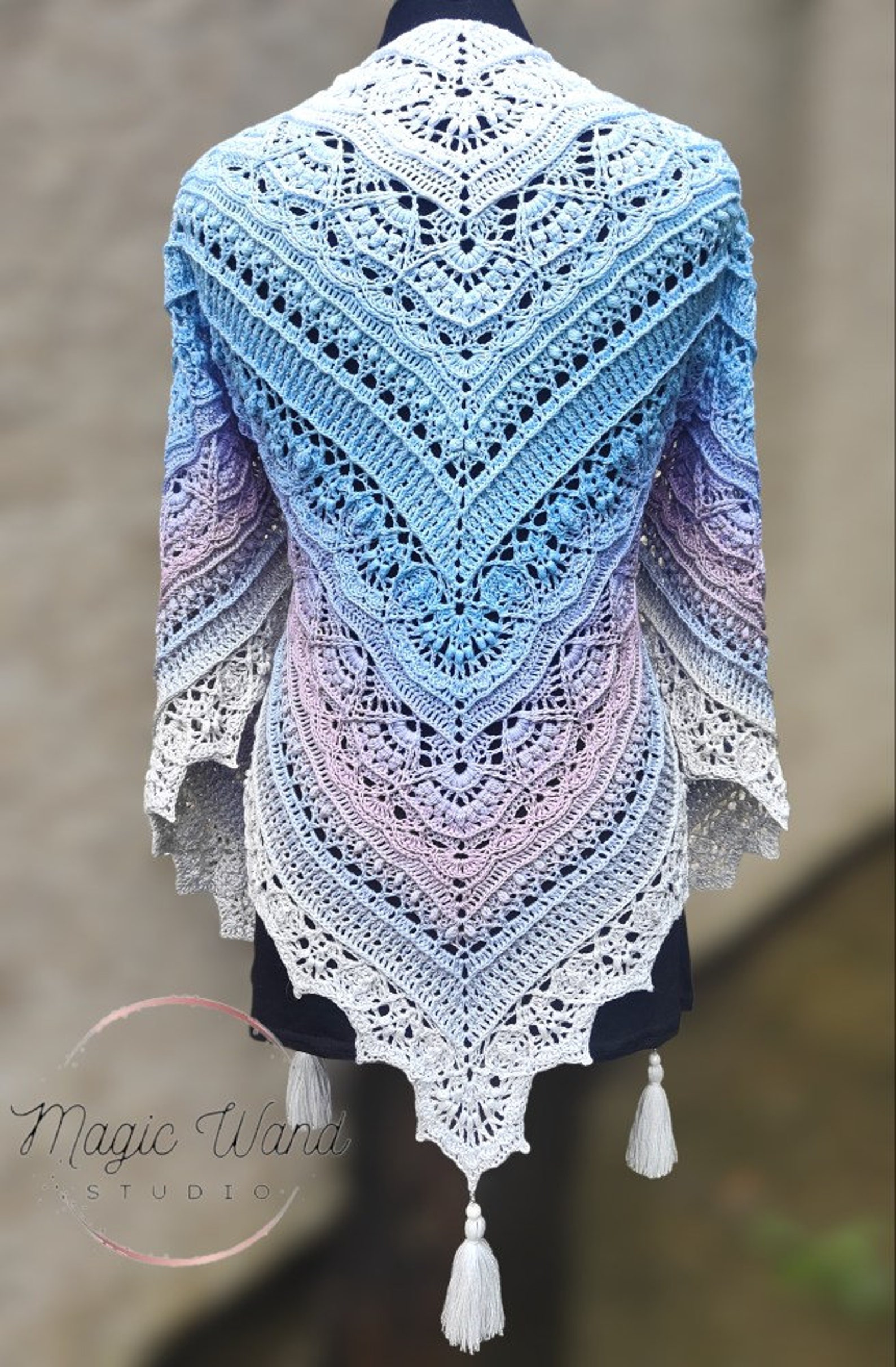 Alaska Handmade Crochet Shawl Handcrafted Elegance Inspired by Nature ...