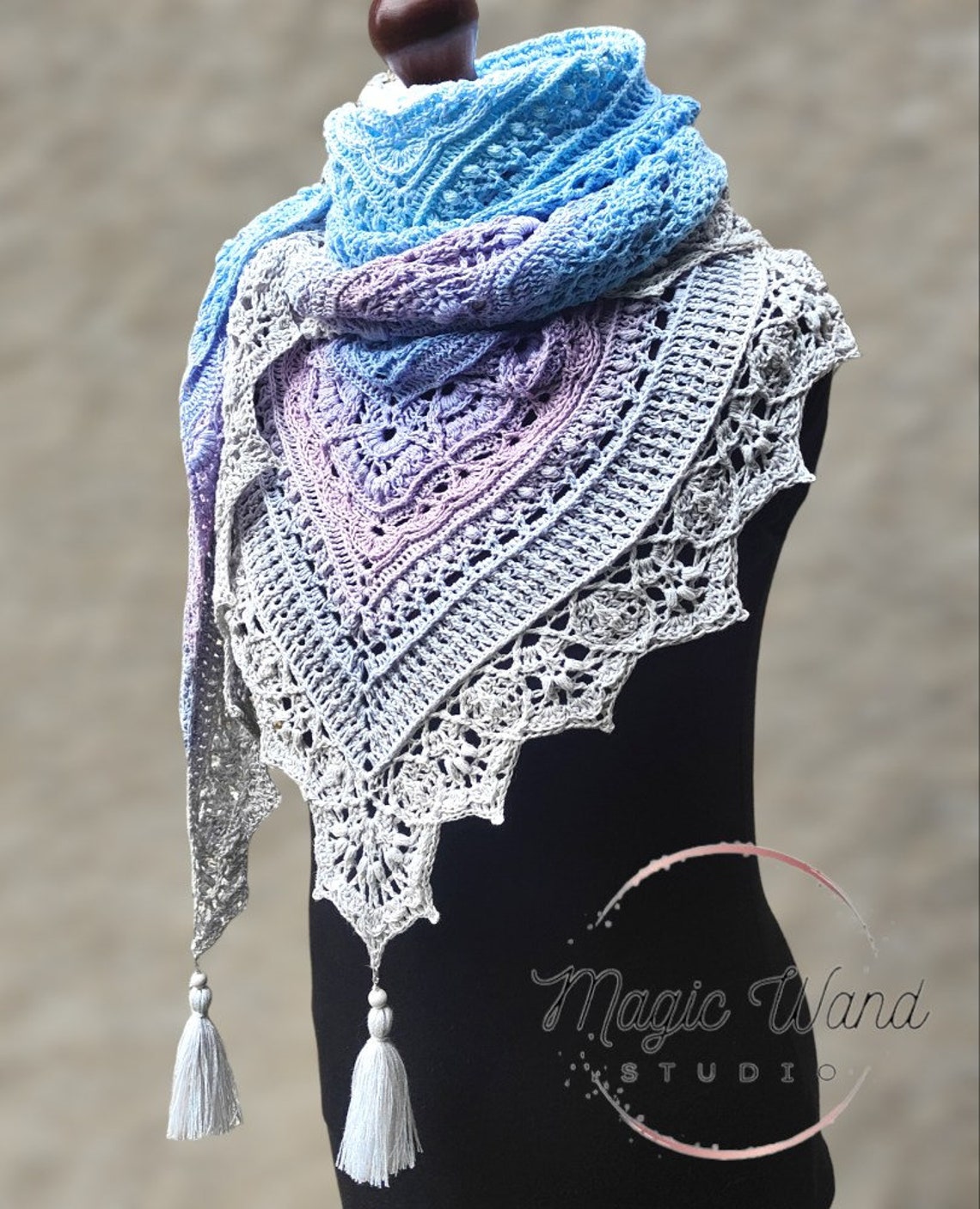 Alaska Handmade Crochet Shawl Handcrafted Elegance Inspired by Nature ...