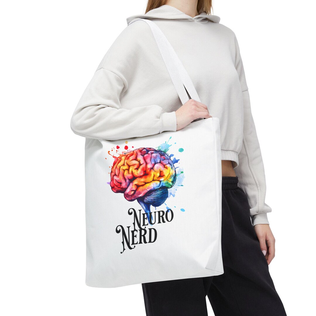 Neuro Nerd Tote Bag, Perfect for Medical Students, Brain Lovers ...