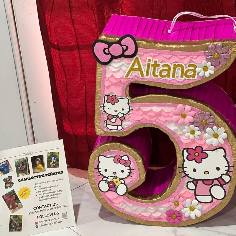 Helllo Kitty Piñata - Etsy