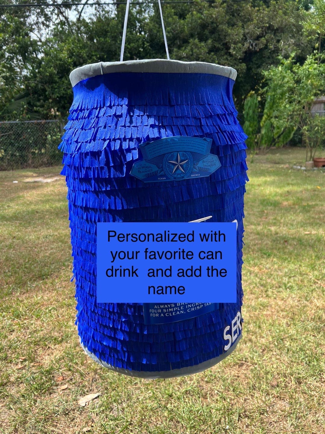 Custom Design for a Canned Favorite Drink Piñata - Etsy