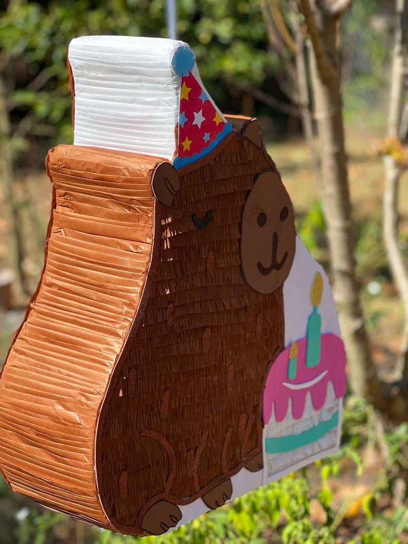 Cute Capybara Birthday Party Piñata - Etsy