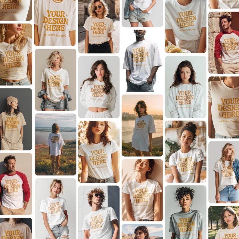 230+ T-shirt & Sweatshirt Mockups | Lifestyle Apparel Mockup Bundle ...