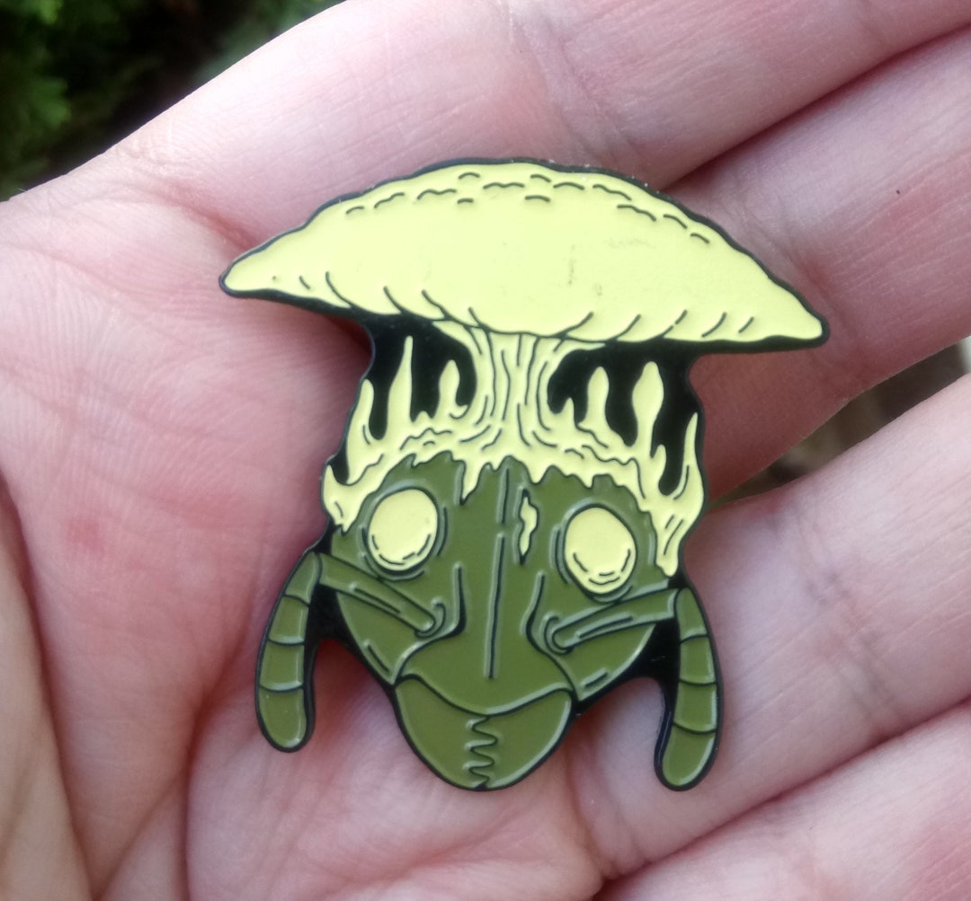 CORDYCEPS ANT Glow in the Dark Parasite Pin - Etsy
