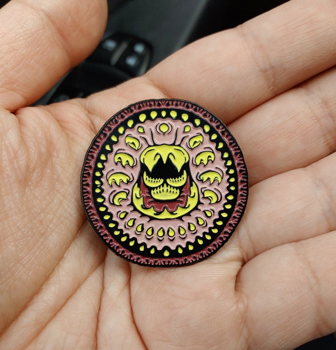 LAMPREY TEETH Glow in the Dark Fish Enamel Pin - Etsy