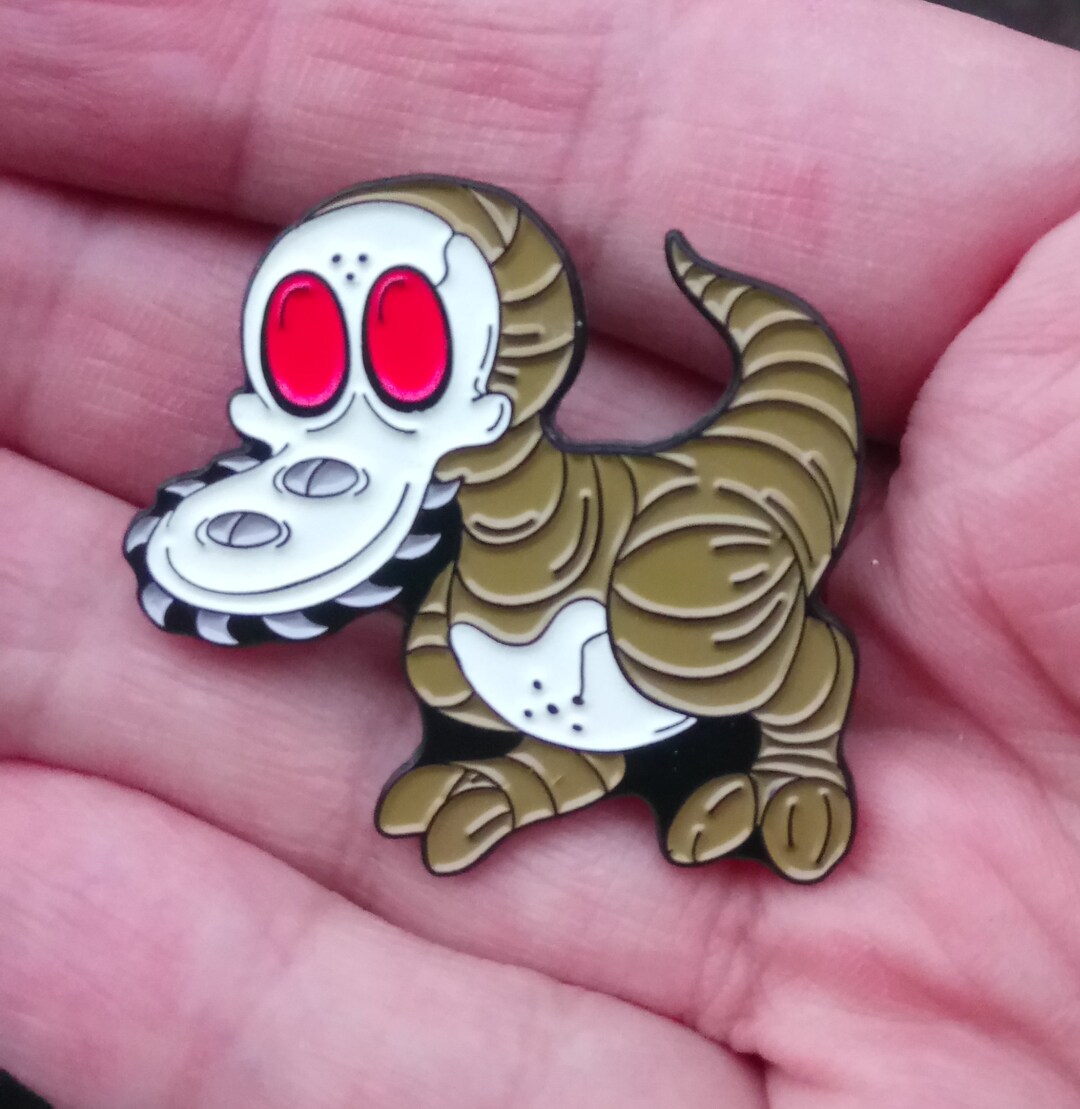 Mortasheen CHAINSAW KID Glow in the Dark Enamel Pin - Etsy