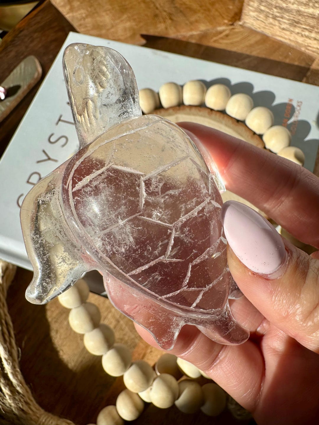 Adorable Clear Quartz Sea Turtle – Hand Carved - Etsy