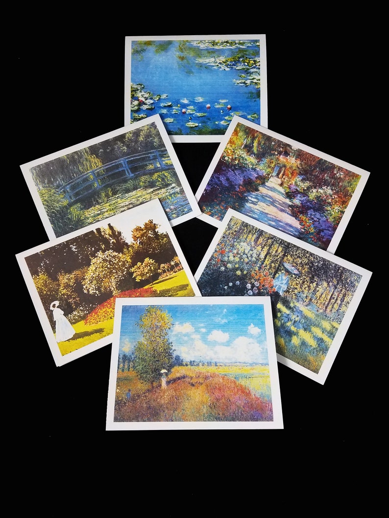 Monet Gardens Note Cards! - Etsy