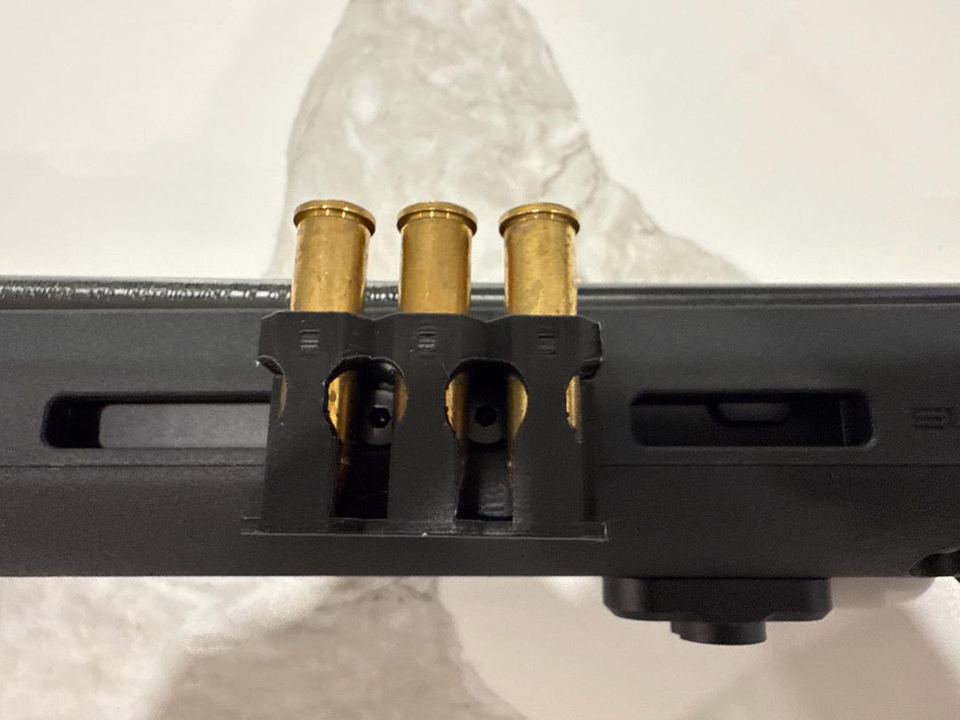 357/38 3 Round M-LOK Bullet Quiver Shell Holder. -3D Printed - Etsy