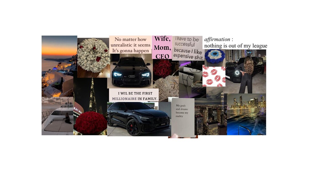 Female Vision Board - Etsy