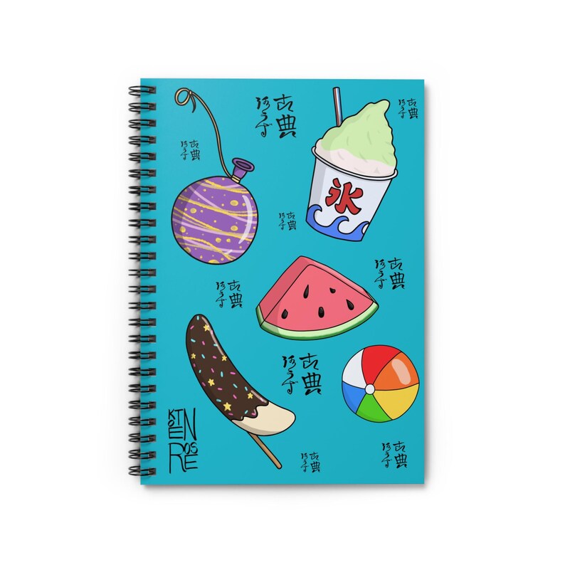Summer Vacation Spiral-bound Notebook - Etsy