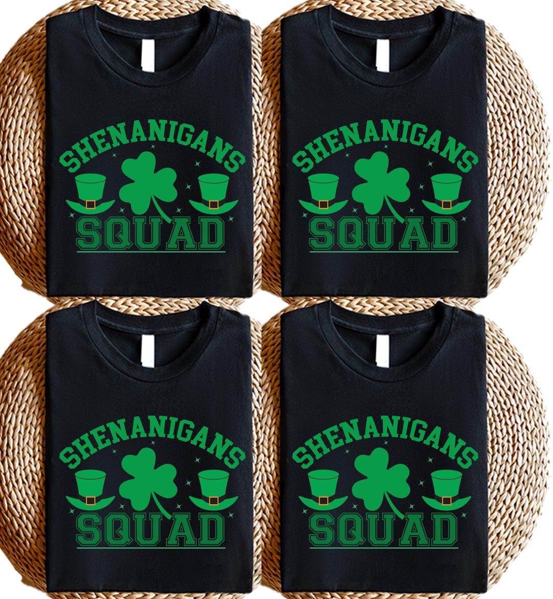 Shenanigans Squad Shirt, Matching St Patrick's Day Shirts, St Patrick's ...