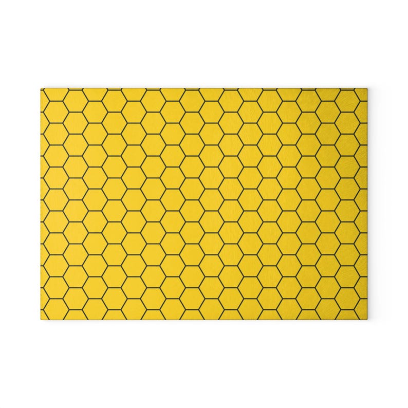 Honeycomb Glass Cutting Board, Kitchen Decor, Hexagon Cutting Surface ...