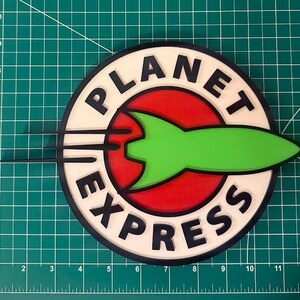 Planet Express Logo Wall Art | Decal | Decoration - Etsy