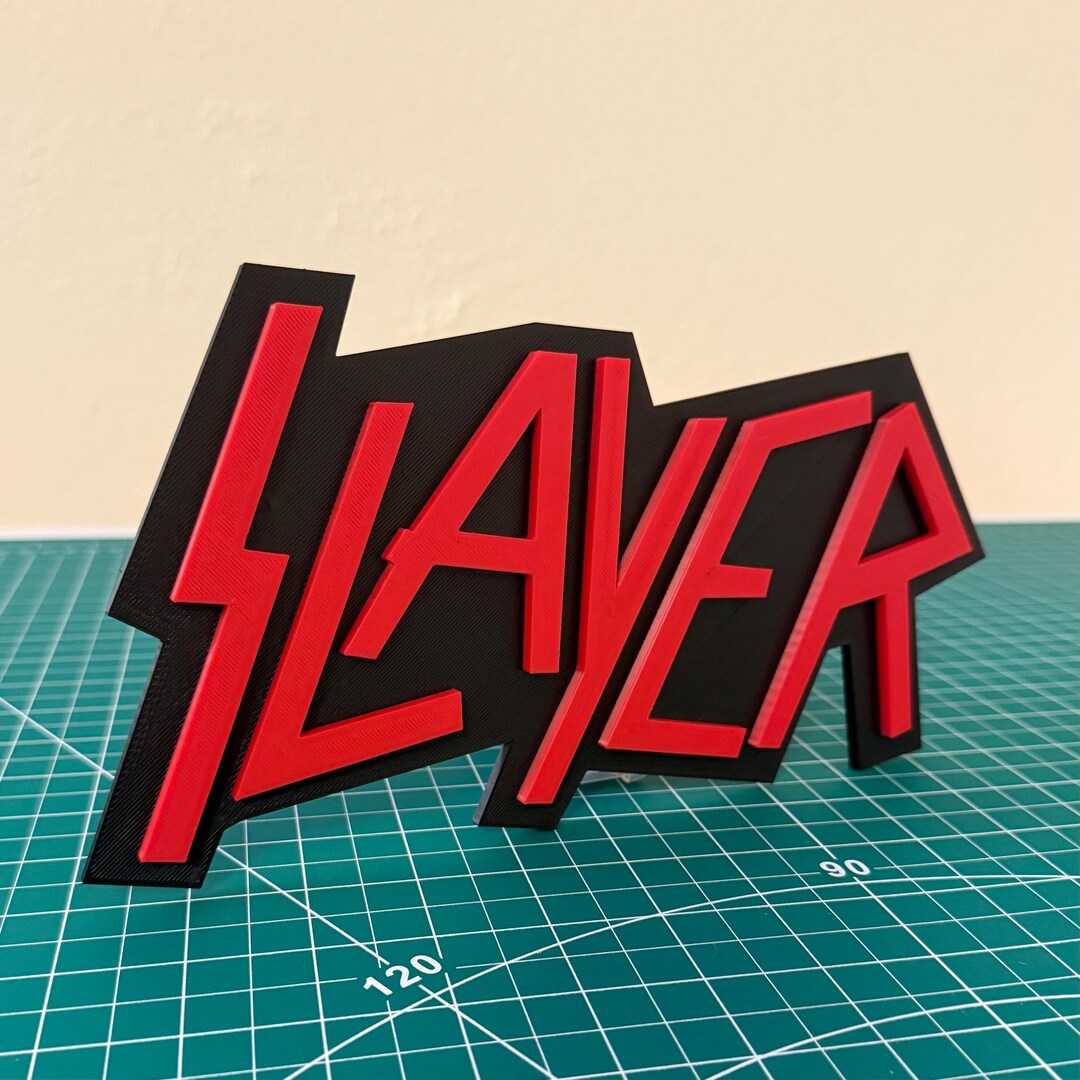 Slayer | Logo | Wall Art | 3D Print - Etsy