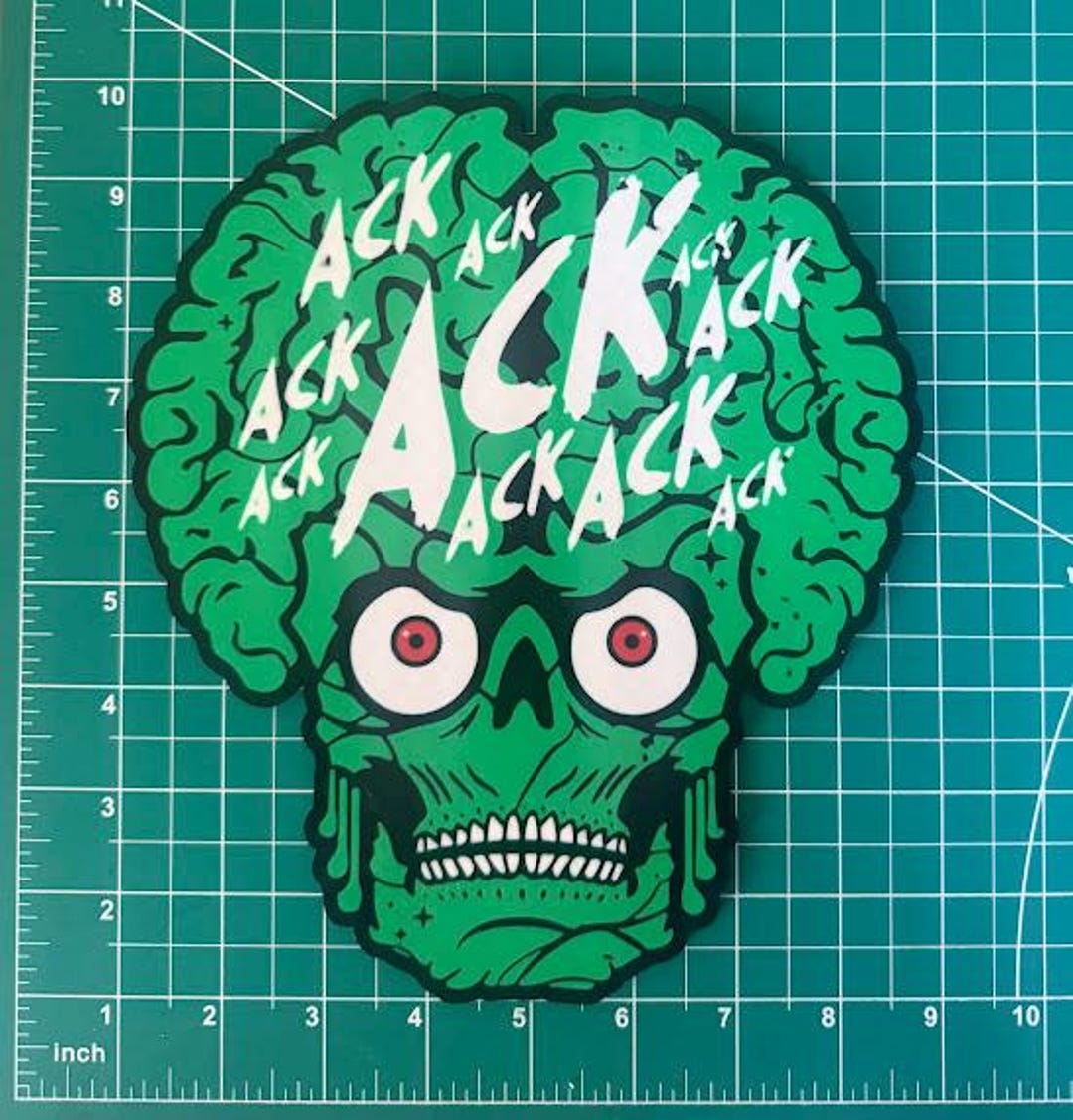 Mars Attacks "ack Ack Ack" Wall Art - Etsy