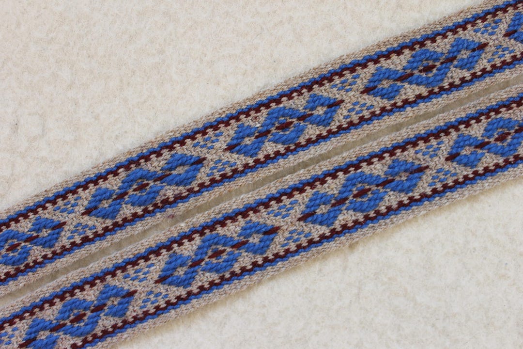 Sash, Handwoven Wool, Strap for Historic Costume, Historic Reenactor ...