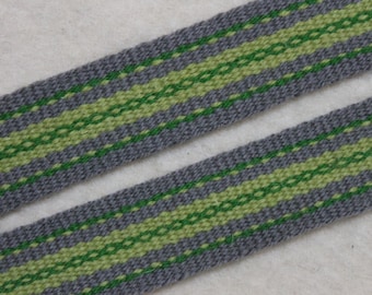 Sash, Handwoven Wool, Strap for Historic Costume, Medieval or Fur Trade ...