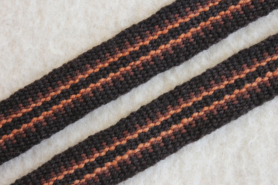 Sash Handwoven Wool Strap for Historic Costume Medieval or - Etsy