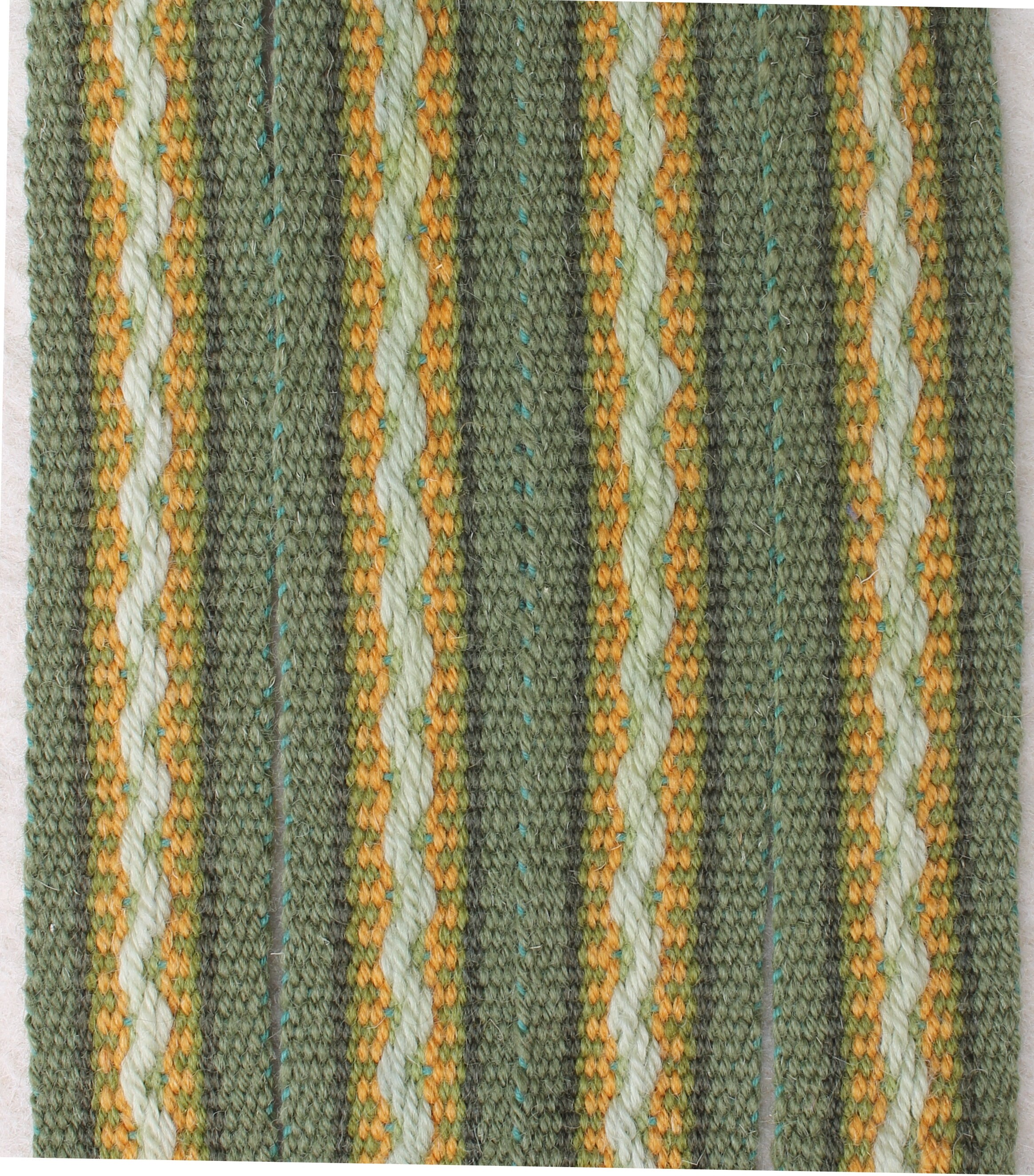 Sash, Handwoven Wool, Strap for Historic Costume, Medieval or Fur Trade ...