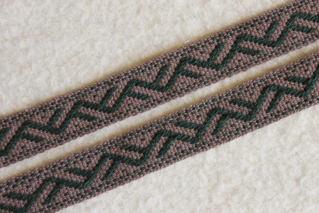 Handwoven Wool Strap or Sash for Historic Costume, Medieval or Fur ...