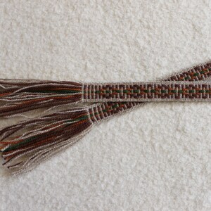 Handwoven Wool Strap or Sash for Historic Costume, Medieval or Fur ...