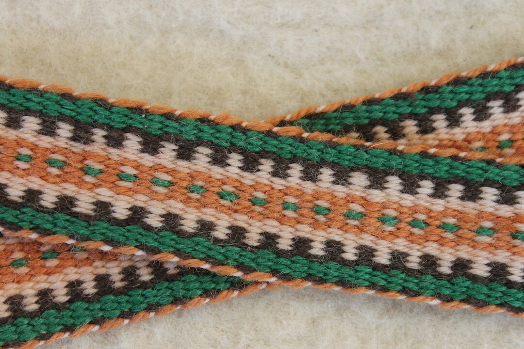 Sash Handwoven Wool Strap for Historic Costume Medieval or - Etsy