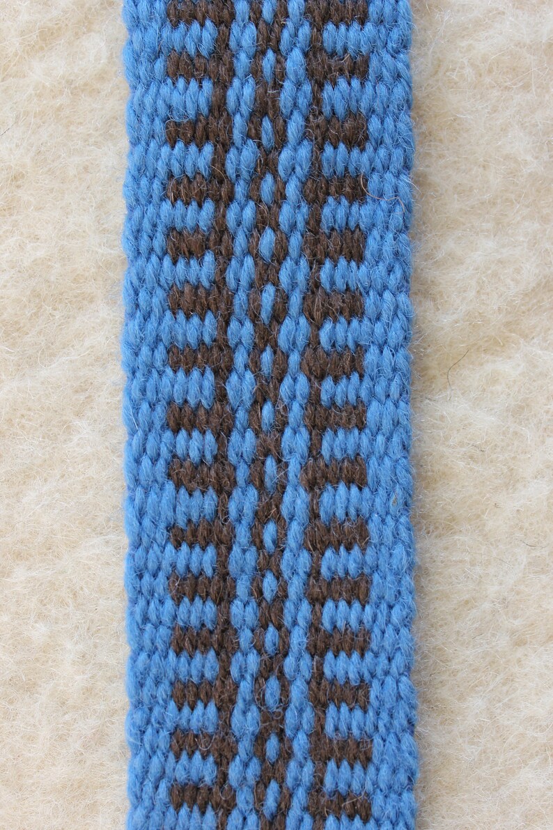 Sash, Handwoven Wool, Strap for Historic Costume, Medieval or Fur Trade ...