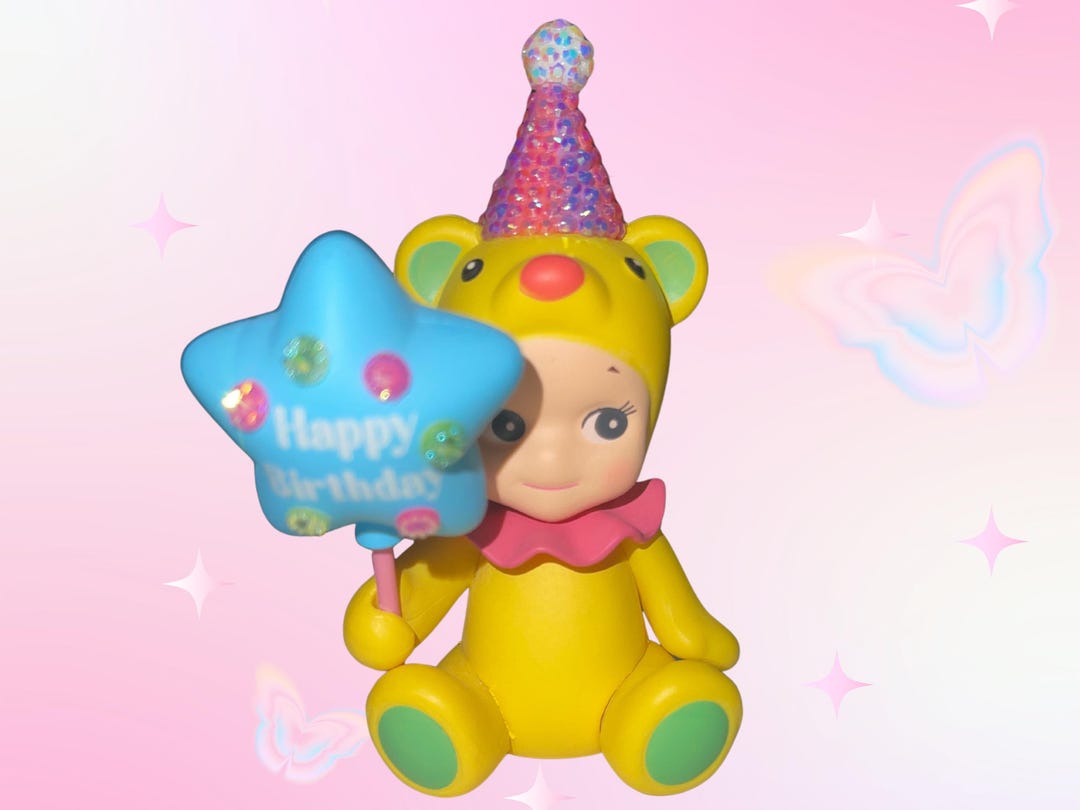 Sonny Angel Cake Topper Star Balloon Etsy