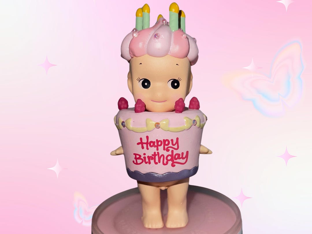Sonny Angel Cake Topper- Raspberry Cake - Etsy