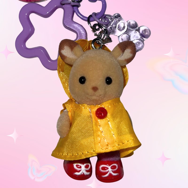 Calico Critter Keychain Cherry - Etsy