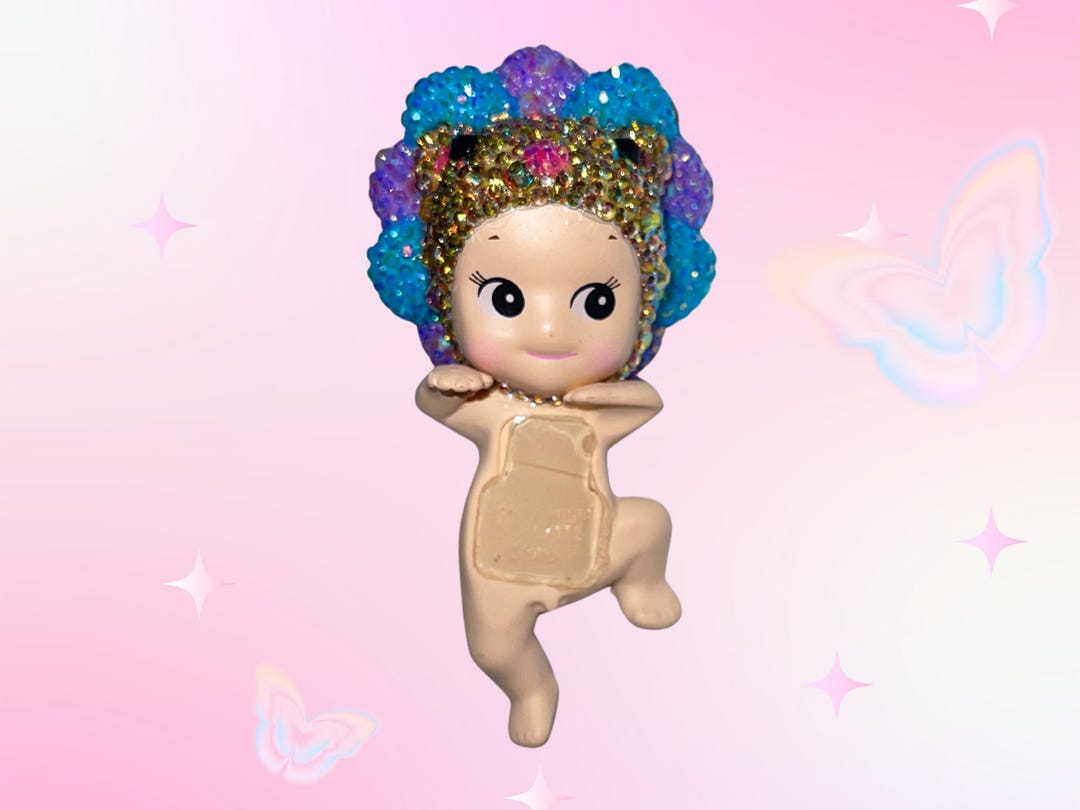 Bedazzled Sonny Angel Hipper- CUSTOM Flower Gift Hippers- Daisy Lion ...