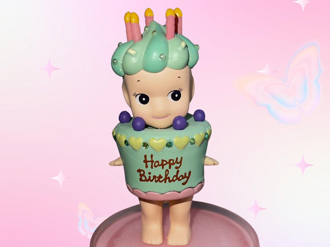 Sonny Angel Cake Topper- Mint Cake - Etsy