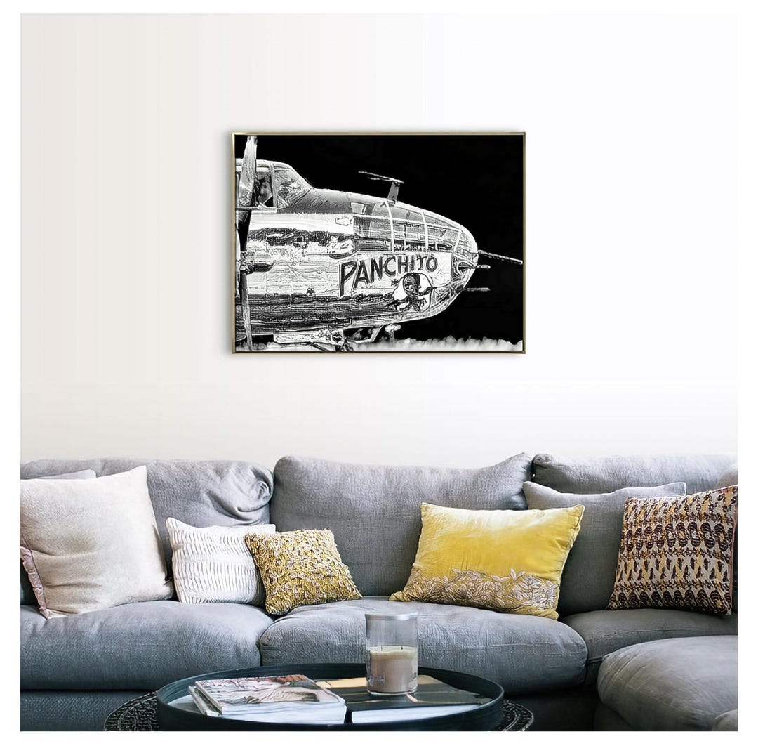 WWII Bomber, B-25 Mitchell, Nose Turret, Vintage Warplane, Aircraft ...