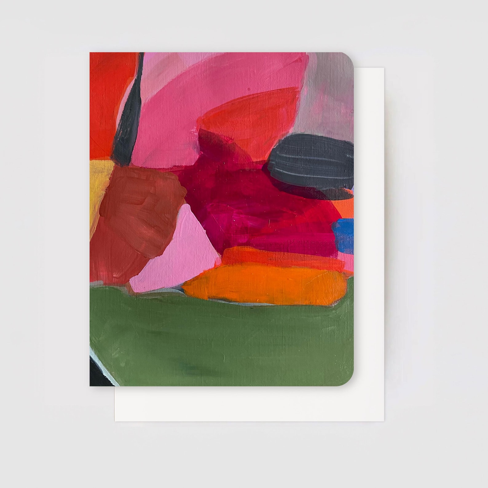 Abstract Art Greeting Card Set: Colorful Handmade Notecards - Etsy