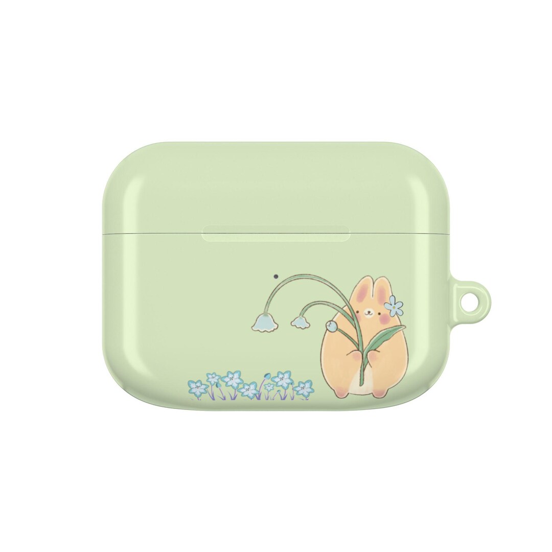 Cute Bunny AirPod Case, Spring Vibe Earbud Cover, Stylish Accessory for ...