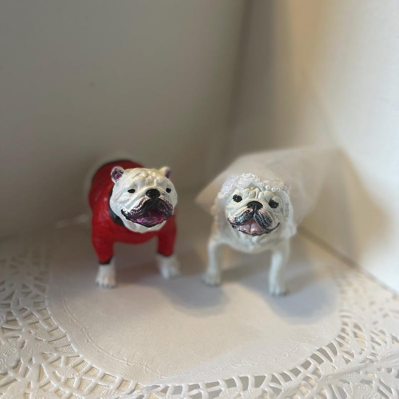 Bulldog Cake Topper - Etsy