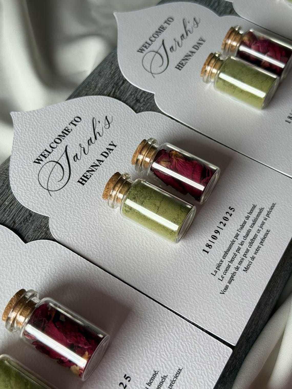 Editable Henna Night Favour Card, Islamic Halal Mehndi Ceremony Guest ...