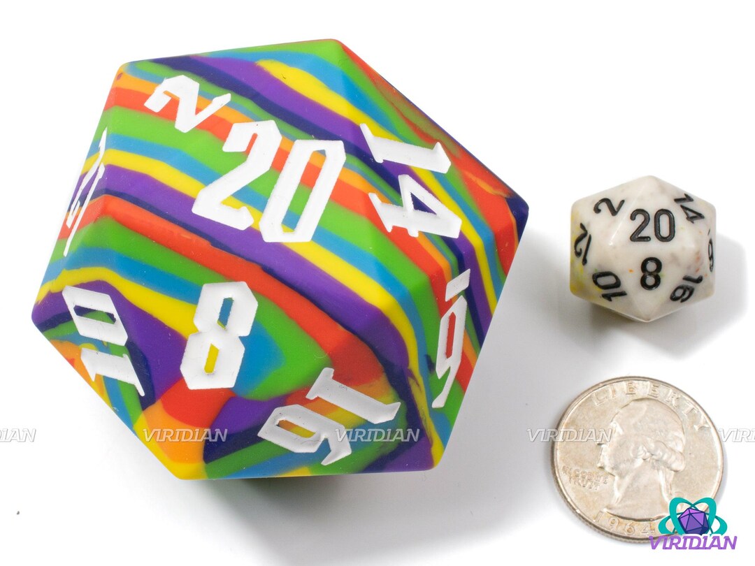Squish the Rainbow (silicone) | 55mm, Multi-color Rainbow W White ...