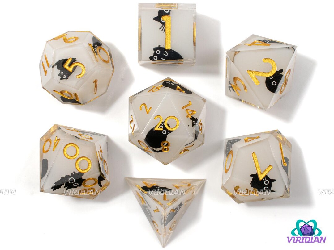 Into the Void | Black Cat Dice, Smokey White, Cow, Gold Ink, Sharp Edge ...