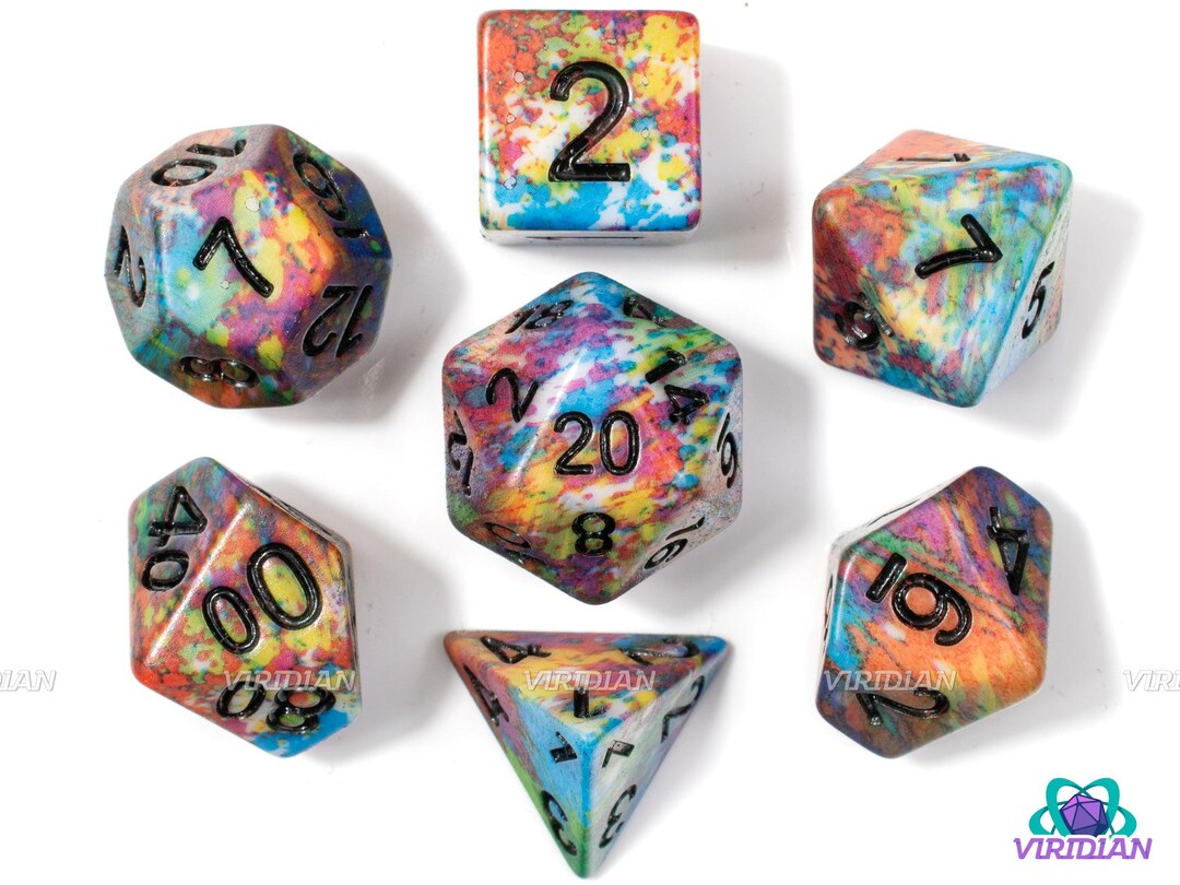 Graffiti Storm | Multicolor, Rainbow Painter Smock Splatter, Tie-dye ...
