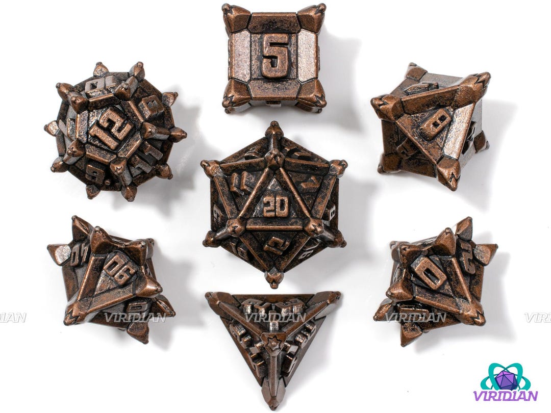 Caltrops (aged Copper) | Spikey, Mine-like, Worn/distressed, Slightly ...