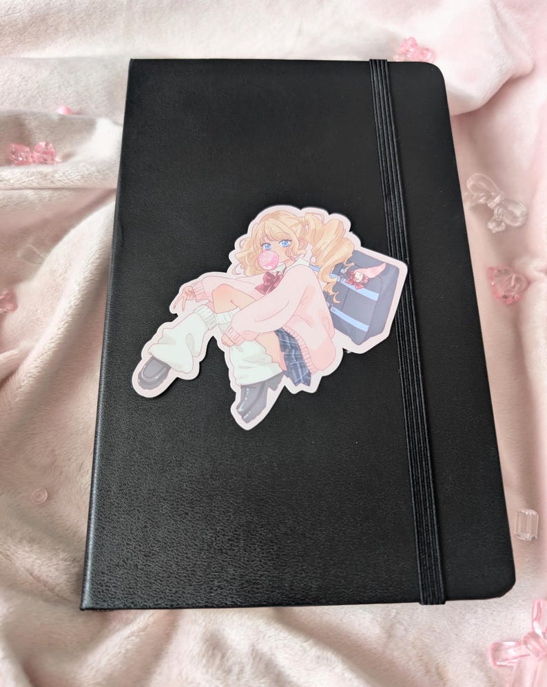 3.5 Inch Kogal Gyaru Vinyl Anime Girl Sticker - Etsy Australia
