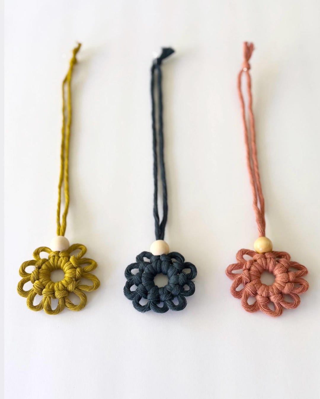 Macrame Car Charm Scent Diffuser - Etsy